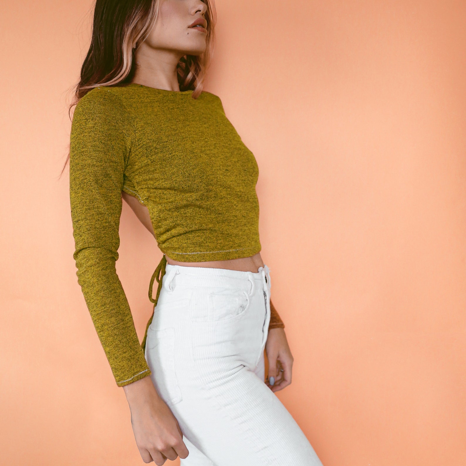 PDF Leia Backless Top Digital SEWING Pattern Long Sleeved - Etsy