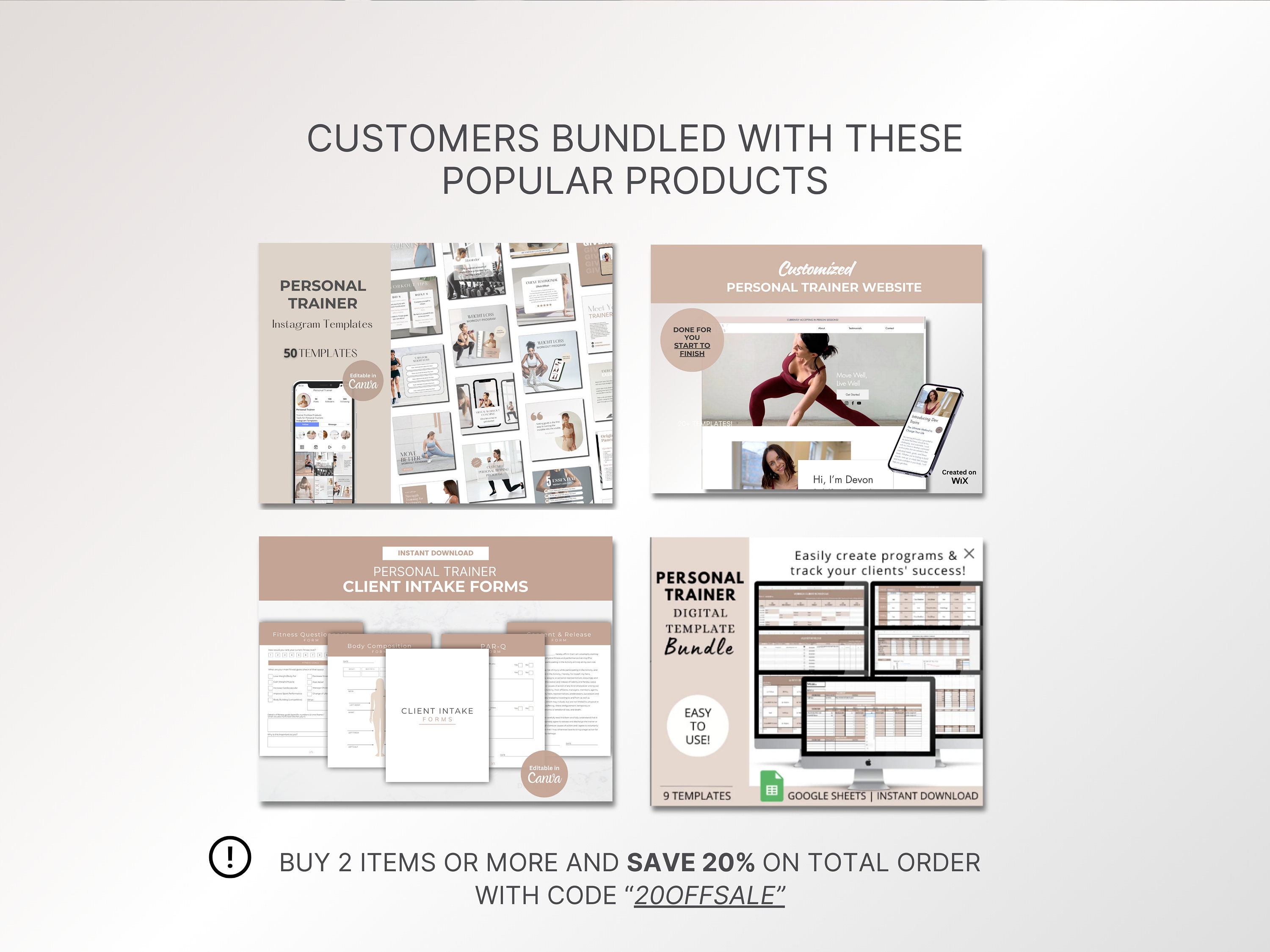 Personal Trainer Client Management Template: CRM & Progress Tracker ...