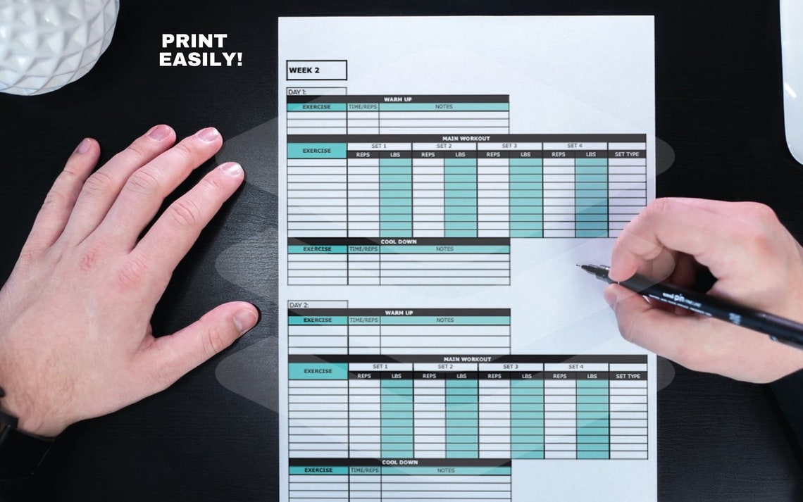 Personal Trainer Program Template NASM / Electronic PDF - Etsy