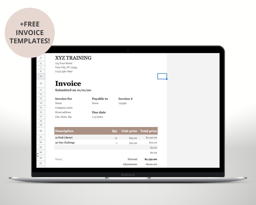 Personal Trainer Client Tracker Templates for Business Management ...