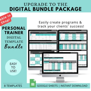 Printable Personal Training Program Template: Fitness Planner (PDF) - Etsy