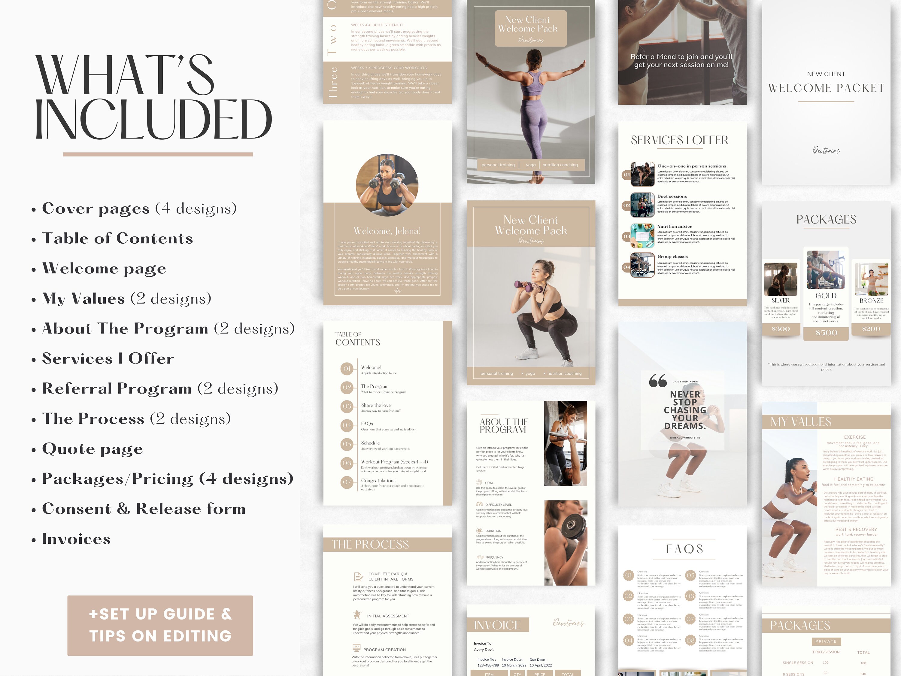 Client Onboarding Kit Templates / Welcome Packet - Custom & Editable ...