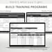 Personal Training Template, Digital Workout Program, Exercise Planner ...