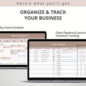 Personal Trainer Client Tracker Templates for Business Management ...