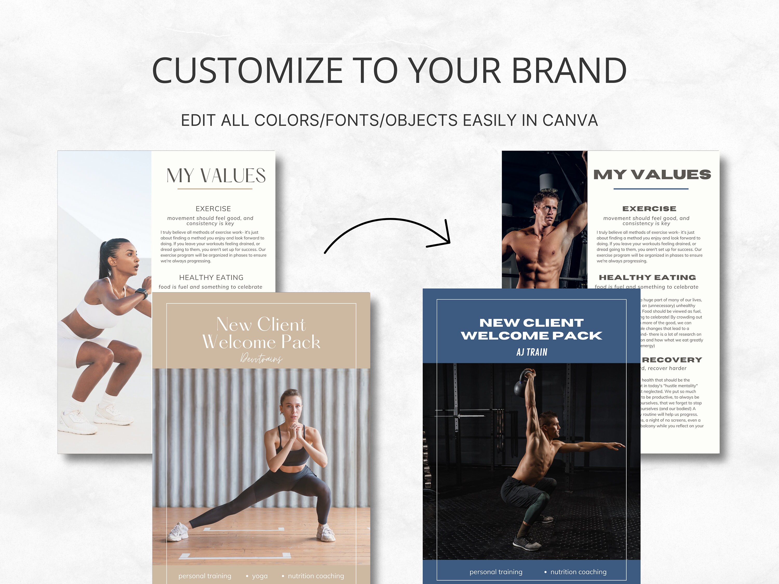 Client Onboarding Kit Templates / Welcome Packet - Custom & Editable ...