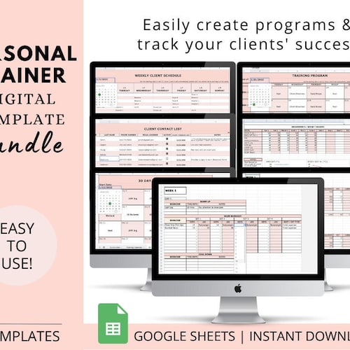 Personal Trainer Program Template NASM / Electronic PDF - Etsy