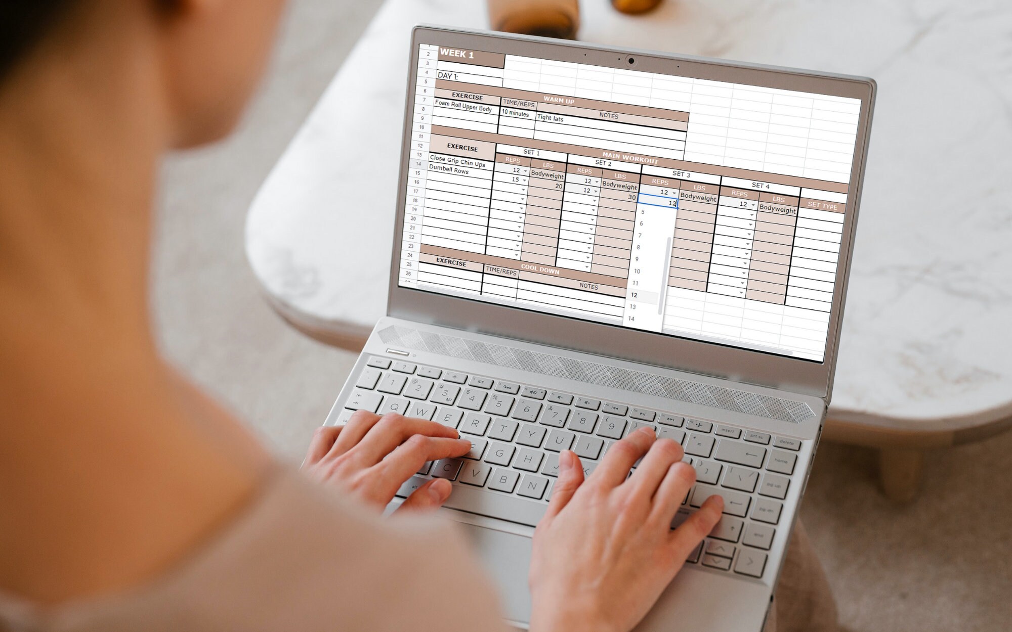 Personal Trainer Templates Program / Workout Tracker / Electronic + PDF ...