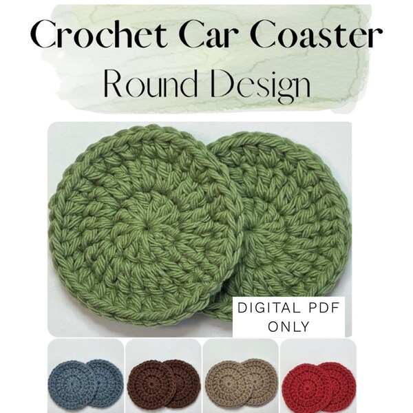 Crochet Coaster - Etsy
