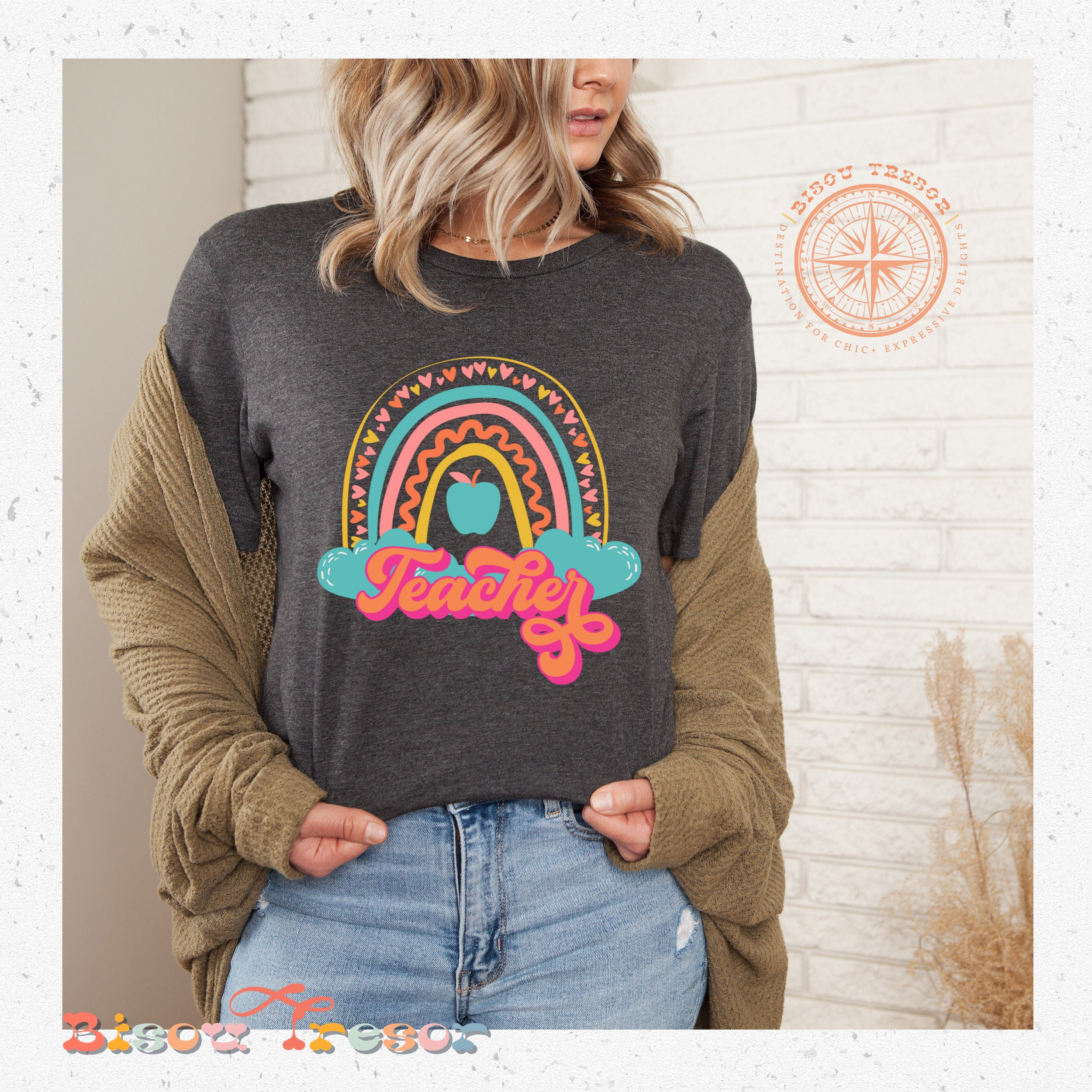 Teacher Shirt Gift for Teacher Teach Love Inspire Teacher - Etsy