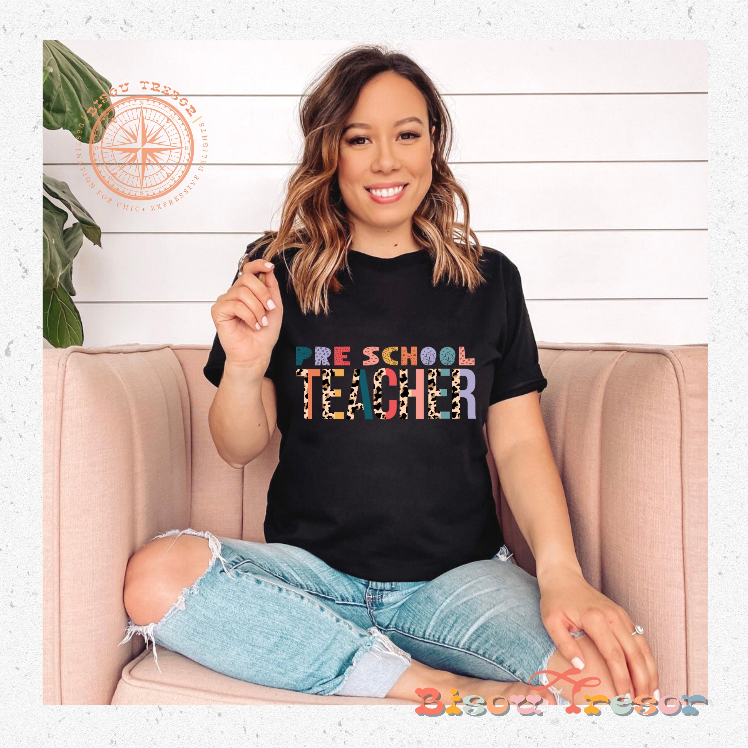 Pre K Teacher Shirt Teacher Cheetah Shirt, Pre-k Teacher Shirt ...