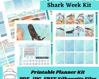 Shark Planner - Etsy
