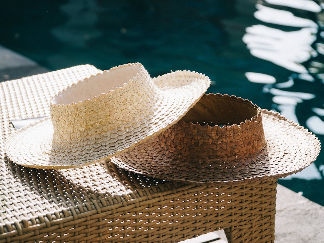 Straw Hat Crownless Hat - Hat Beach - Hat Summer - Beach Accessories ...