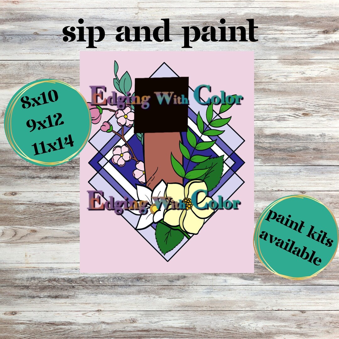 Mature Erotic Art/ Sip and Paint/ Pre-drawn Canvas / Kink Art - Etsy ...