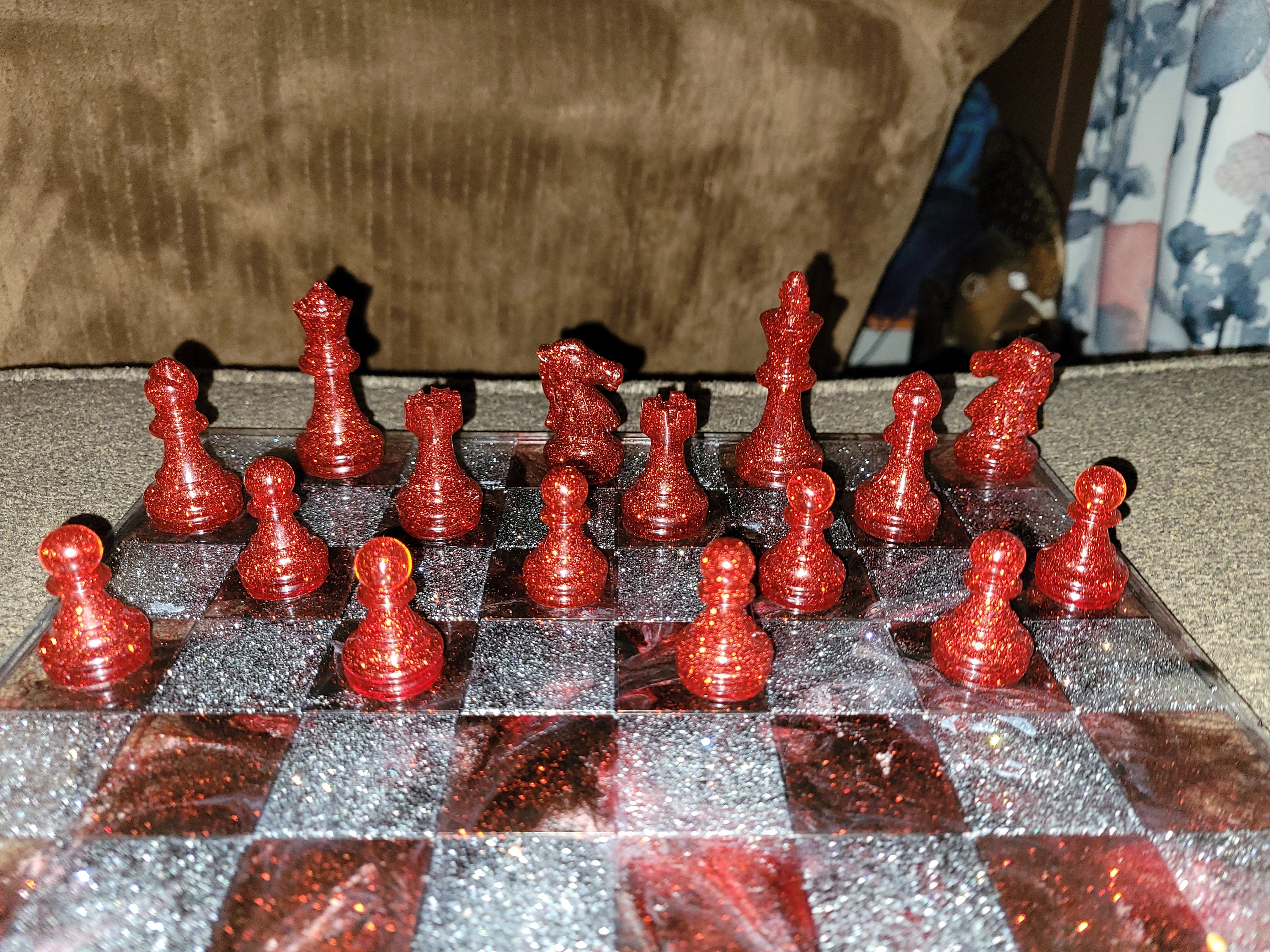 Resin Chess Pieces - Etsy