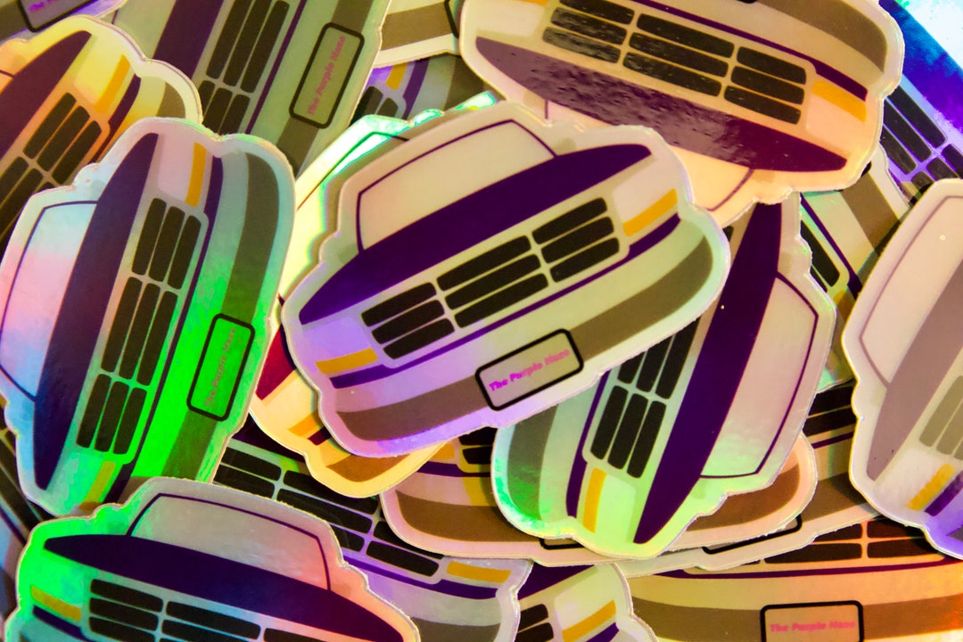 Holographic “the Purple Haze” Sticker - Etsy