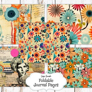 Feelin' Groovy Junk Journal Kit, Hippie Junk Journal, Boho Ephemera ...