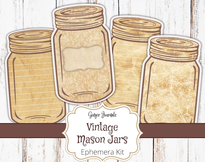 Measuring Bundle Mason Jar, Farmhouse Decor, Stencil Cut File ...