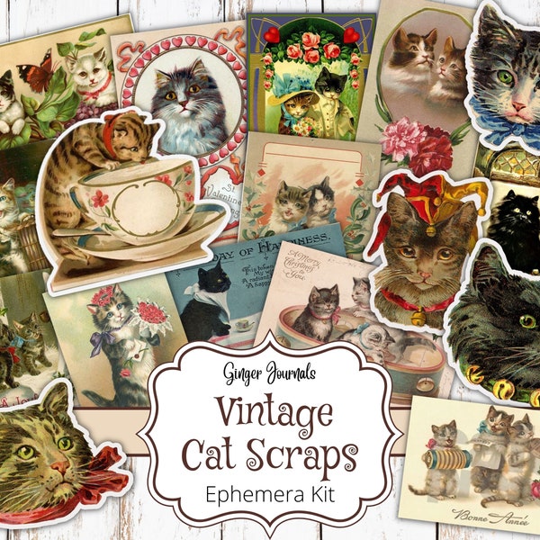 Cat Scrapbook - Etsy