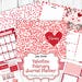 Valentine's Day Weekly Planner | February Themed Weekly Planner | 11" X ...