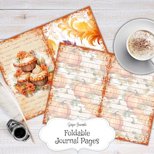 Pumpkin Junk Journal Kit, Junk Journal Printable, Pumpkin Ephemera ...