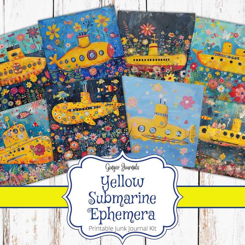 Yellow Submarine - Etsy