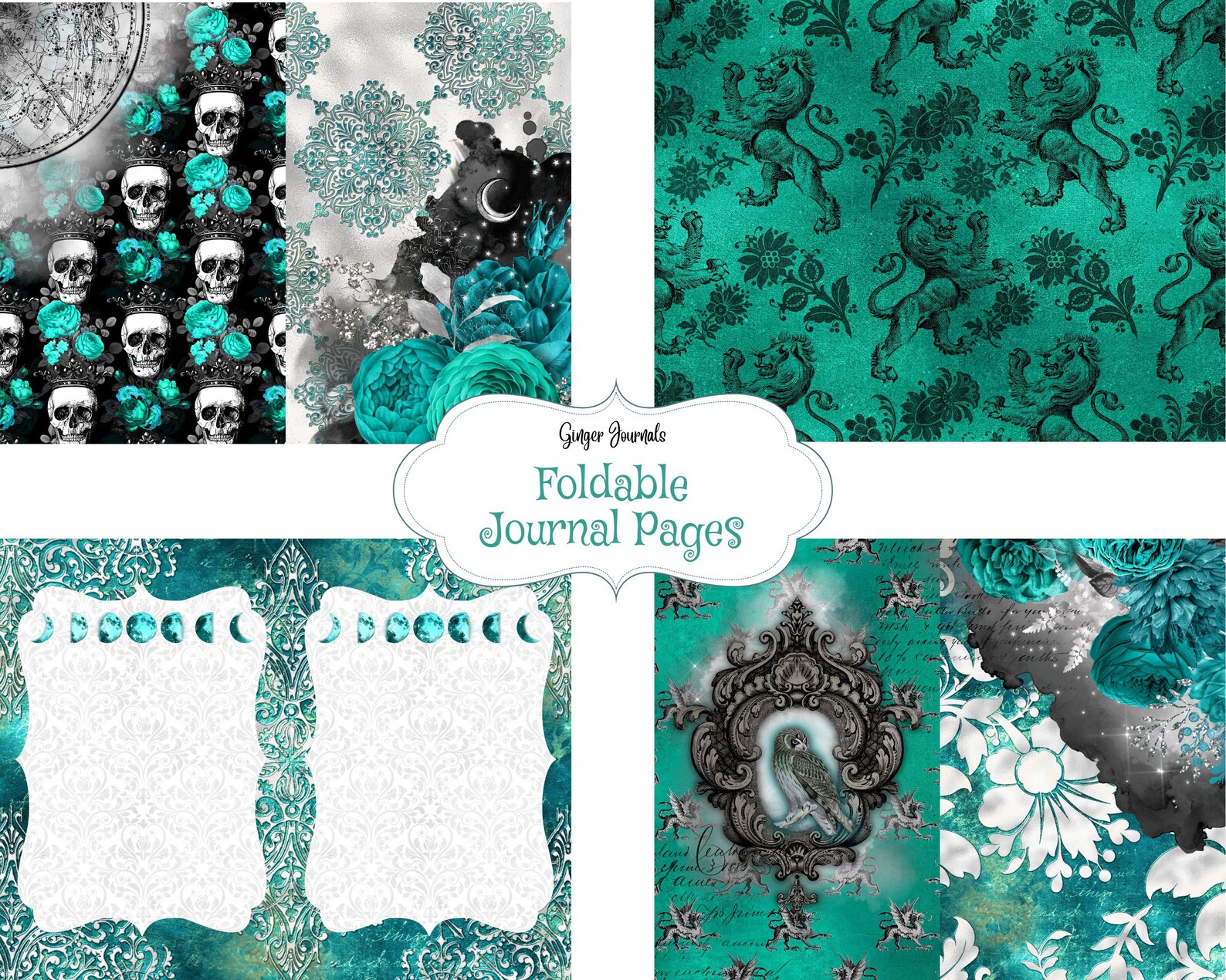 Wiccan Goddess Junk Journal Kit, Junk Journal Printable, Junk Journal ...