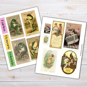 Vintage Fairy Ephemera, Fairies Ephemera, Junk Journal Printables ...