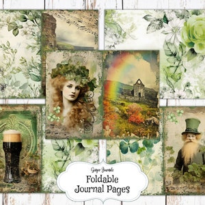Vintage Irish Junk Journal Kit, Junk Journal Printable, Irish Journal ...