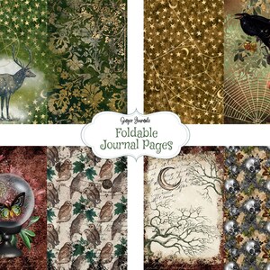 Witch Junk Journal Kit, Wiccan Woodland, Junk Journal Printable ...