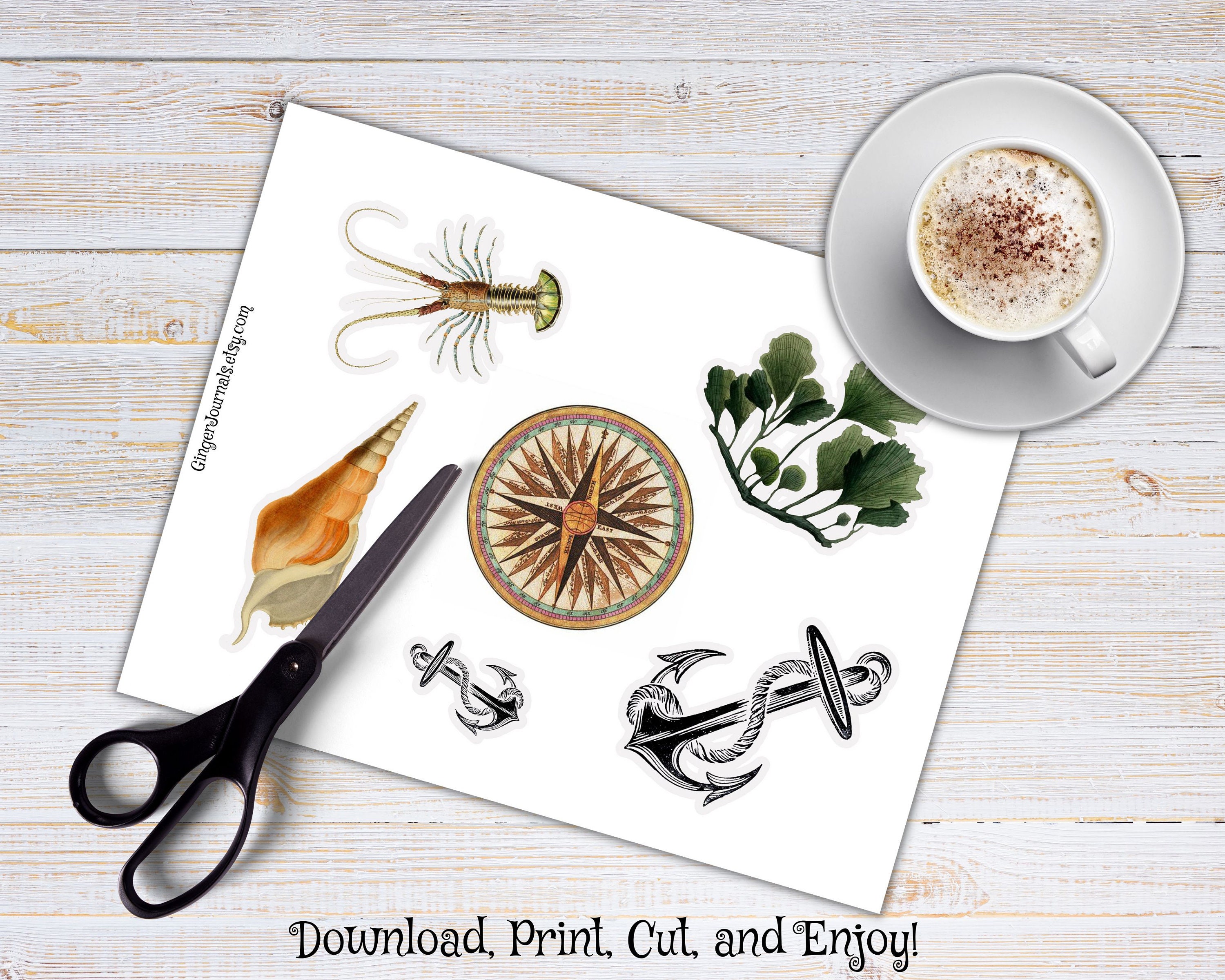 Vintage Nautical Ephemera Vintage Scraps Junk Journal - Etsy