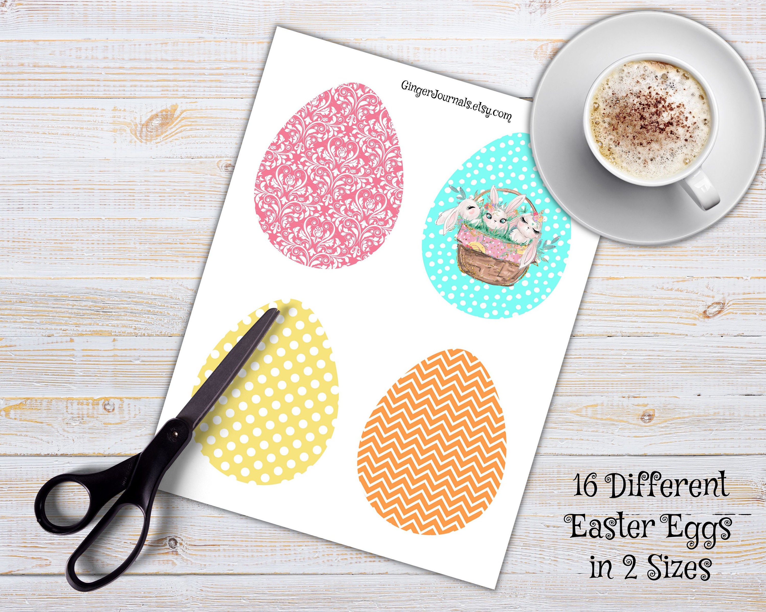 Easter Egg Junk Journal Kit, Easter Ephemera, Junk Journal Printable ...