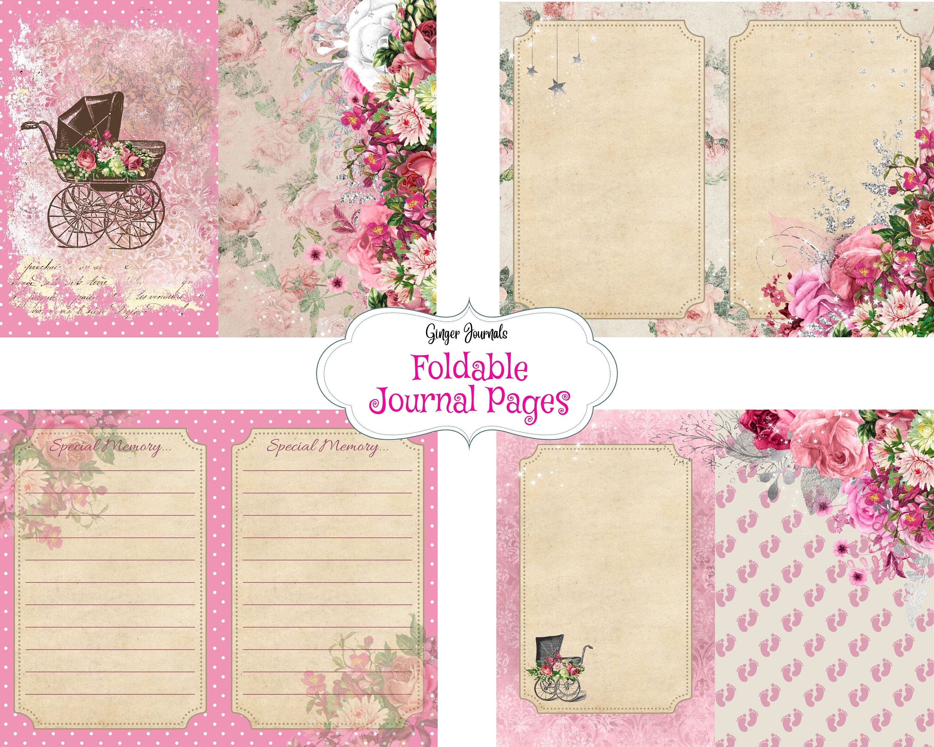 Baby Junk Journal Kit Junk Journal Printable Junk Journal - Etsy