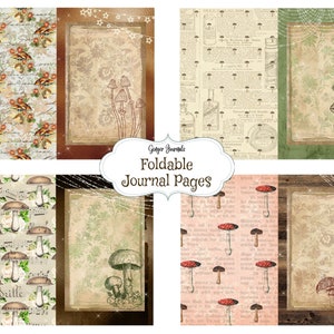 Whimsical Mushrooms Journal Kit, Mushroom Journal, Junk Journal ...