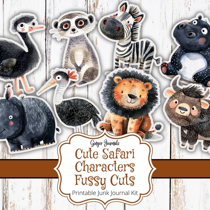 Safari Fussy Cut - Etsy