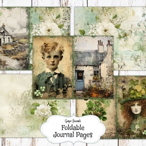 Vintage Irish Junk Journal Kit, Junk Journal Printable, Irish Journal ...