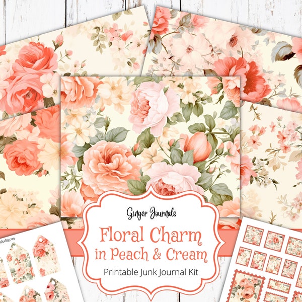 Peach Background - Etsy