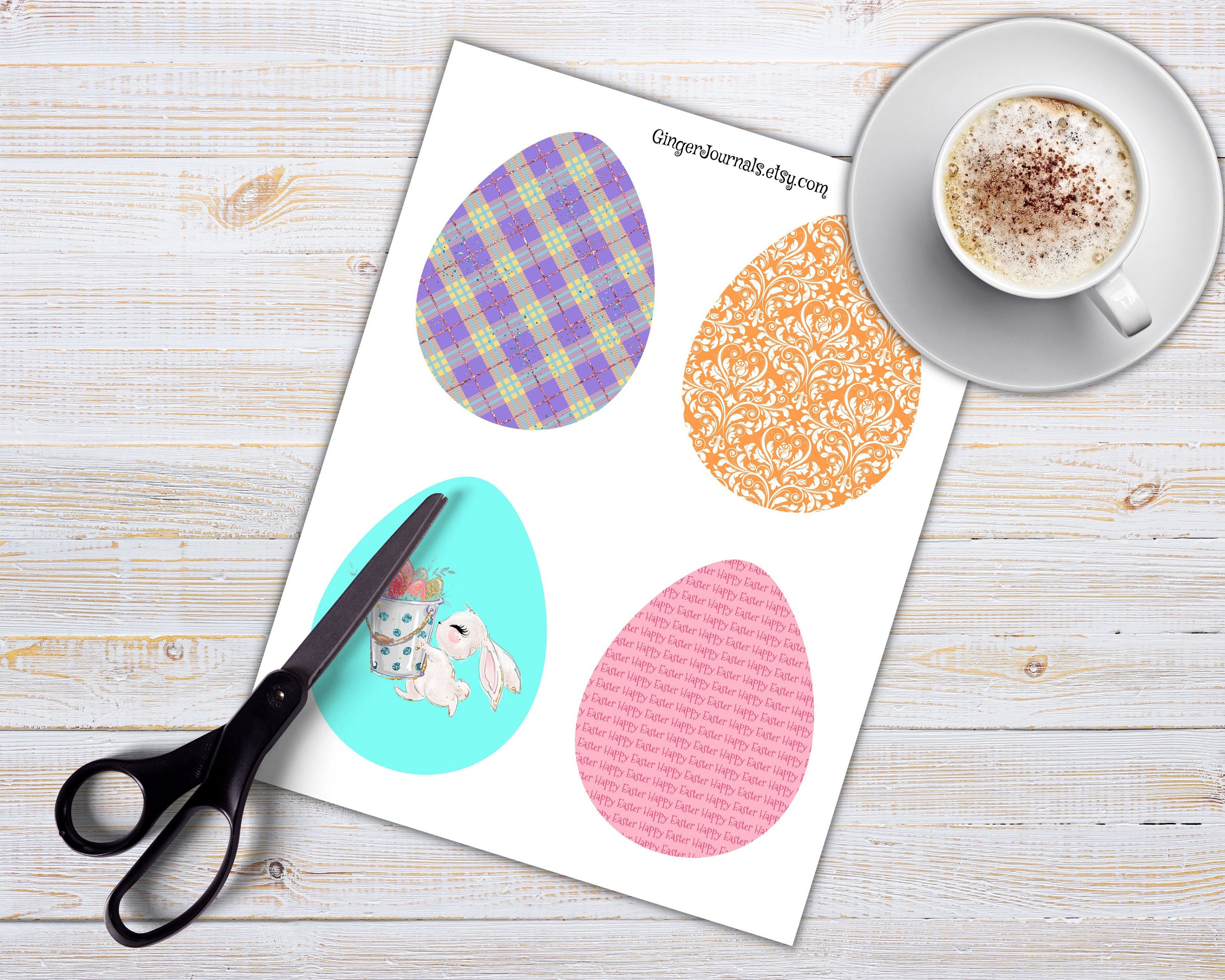 Easter Egg Junk Journal Kit, Easter Ephemera, Junk Journal Printable ...