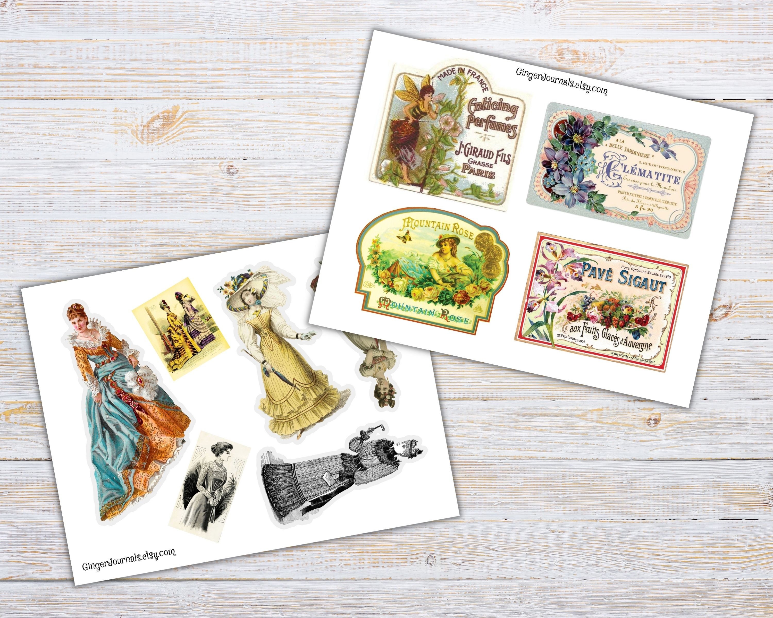 Vintage Victorian Ephemera Digital File Scraps Junk Journal - Etsy