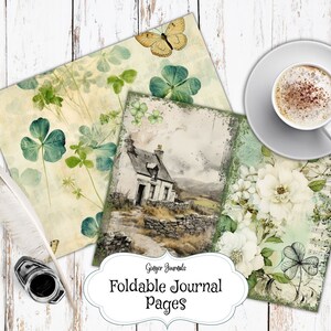 Vintage Irish Junk Journal Kit, Junk Journal Printable, Irish Journal ...