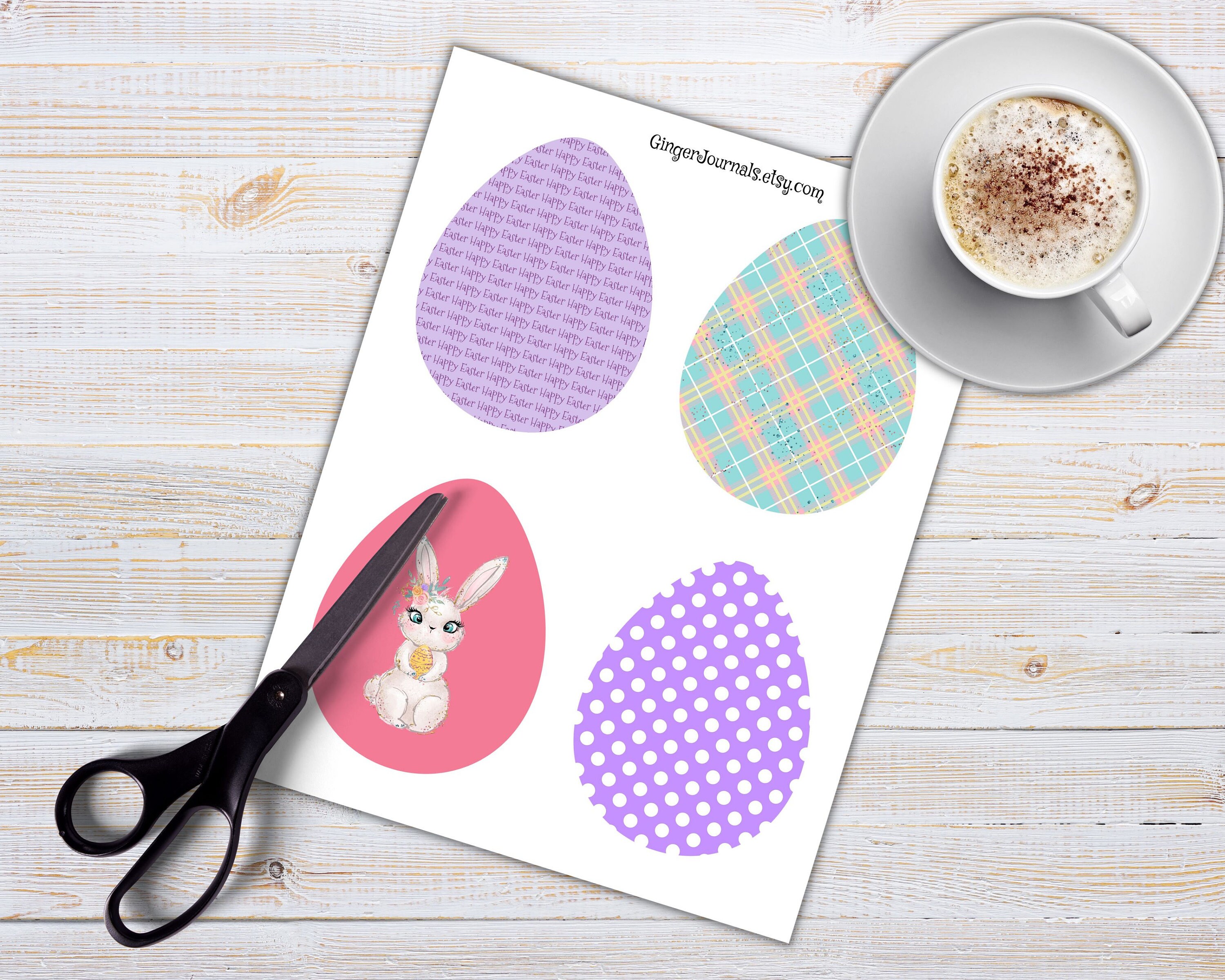 Easter Egg Junk Journal Kit, Easter Ephemera, Junk Journal Printable ...
