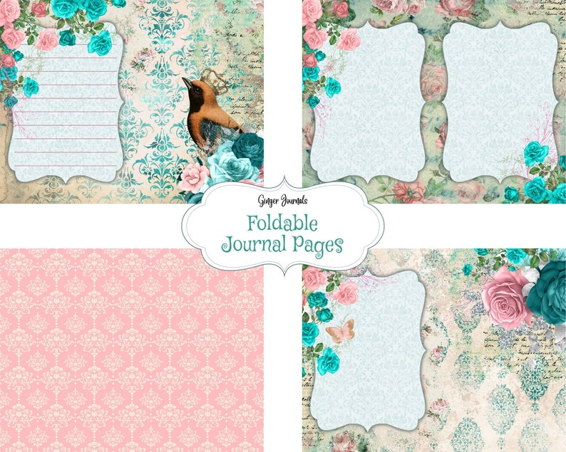 Shabby Boho Garden Junk Journal Kit Junk Journal Printable - Etsy