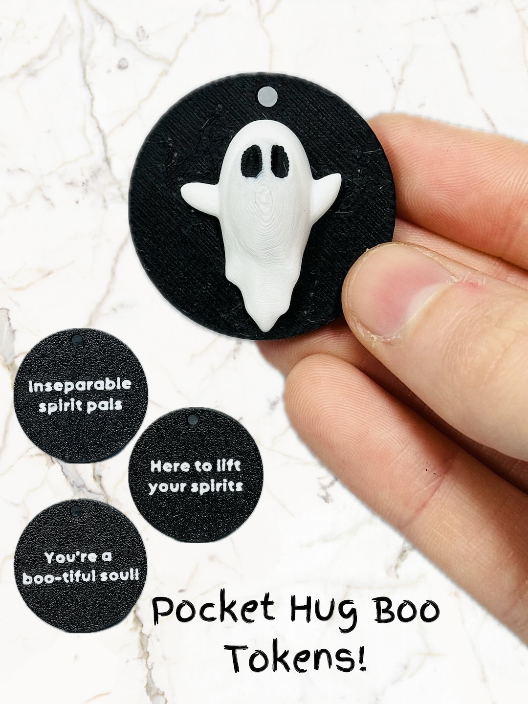 Pocket Hug Boo Tocken: Back to School Gift, Best Friend Gift, Long ...