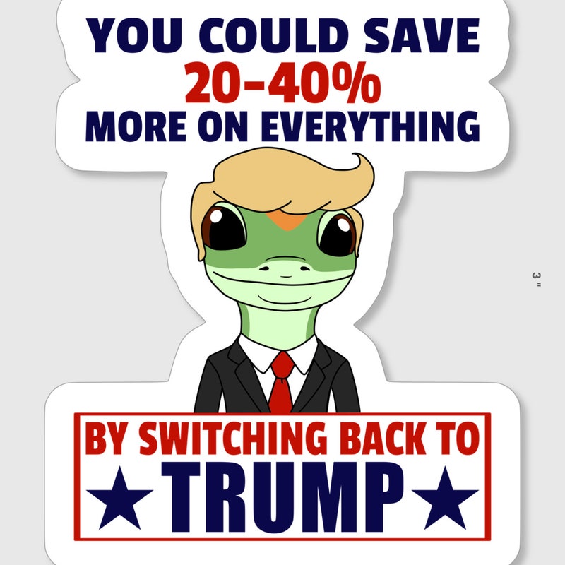 Trump Window Decal - Etsy