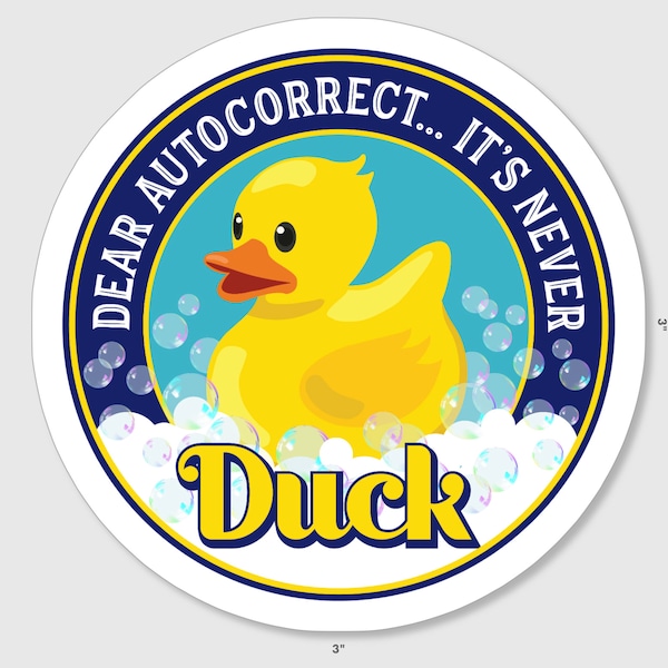 Rubber Duck Sticker - Etsy