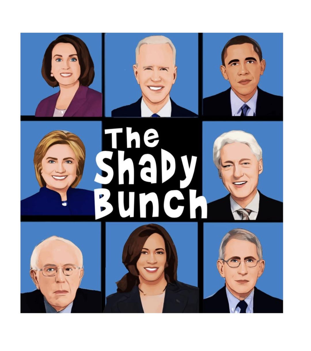 Funny Joe Biden Squad Bumper Sticker Decal Stating,"the Shady Bunch" - Etsy