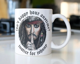 Johnny Depp Pirate Mug - Etsy