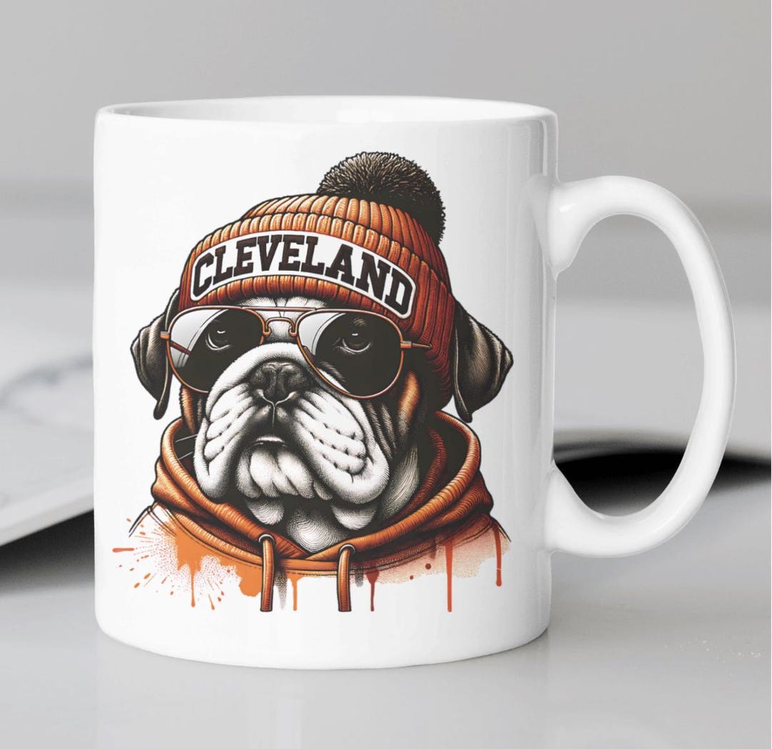 Cleveland Browns Mascot Coffee Mug Stating, "cleveland" - Etsy