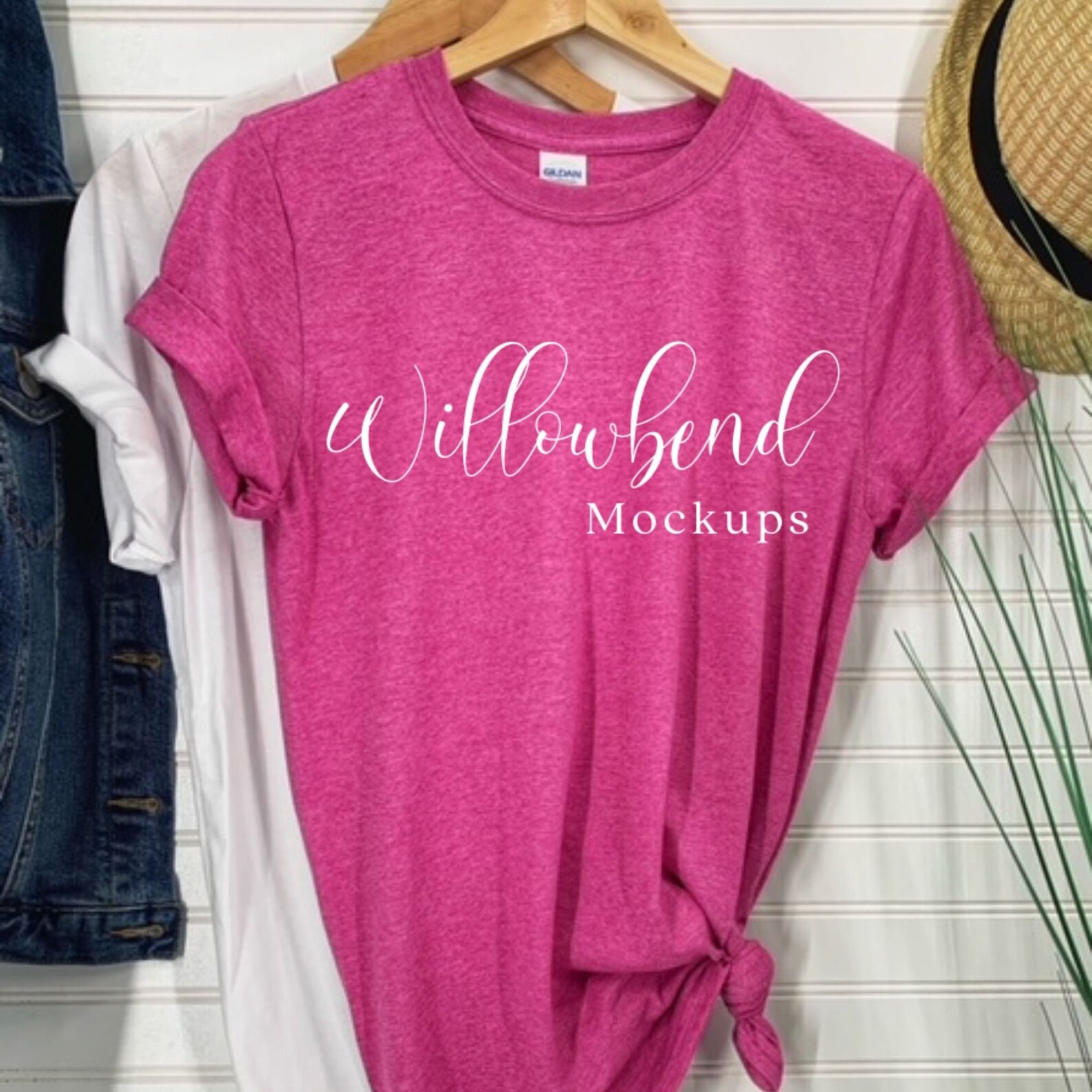 Heather Berry / Gildan 640 Tshirt Mockup / Gildan Shirt Mockup / G640 ...