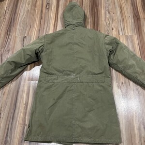 Medium 50s Vintage M47 1947 Military Parka Cold Weather Jacket W/ Fuzzy ...