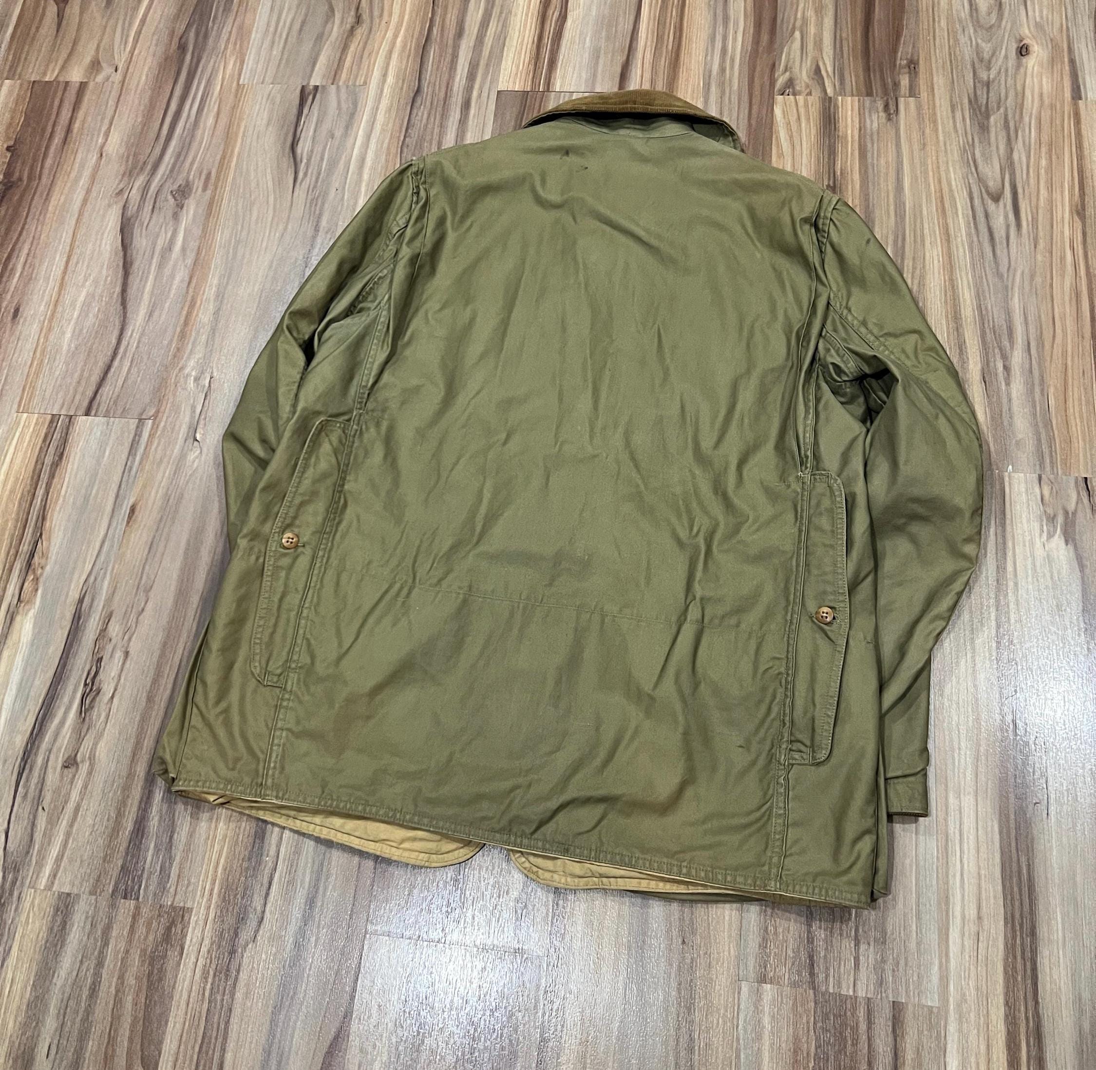 L/XL Vintage 50s Canvas American Field Gun Coats Shooting Hunting ...